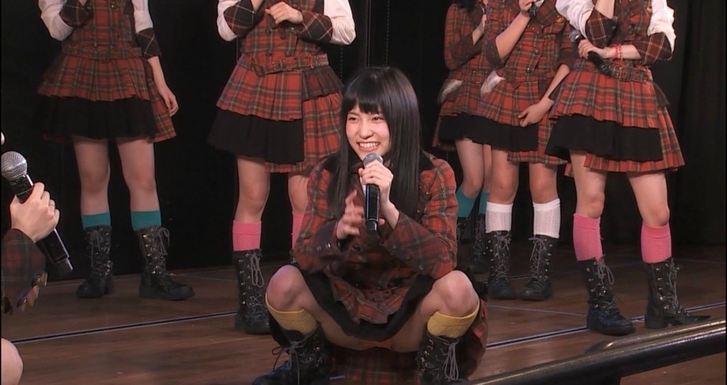 AKB48谷口めぐちゃんの大胆過ぎるパンチラ！（キャプ＋GIF動画） - AKBと坂道の画像まとめブログ ガゾ速！